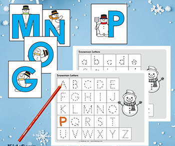 Snowman-Letters-350.jpg | KidsSoup Resource Library