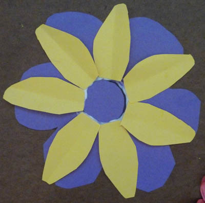Flower Craft For Bulletin Board