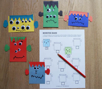 M is for Monster Mash Activities and Crafts | KidsSoup