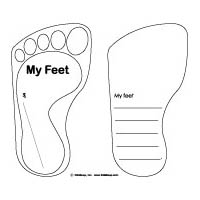 Hands and Feet Activities, Crafts, Rhymes, and Books | KidsSoup